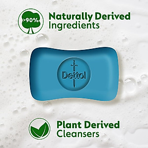 Dettol Icy Cool 2X Menthol Soap Bar 125g (4.40 Ounce) | Pack of 5
