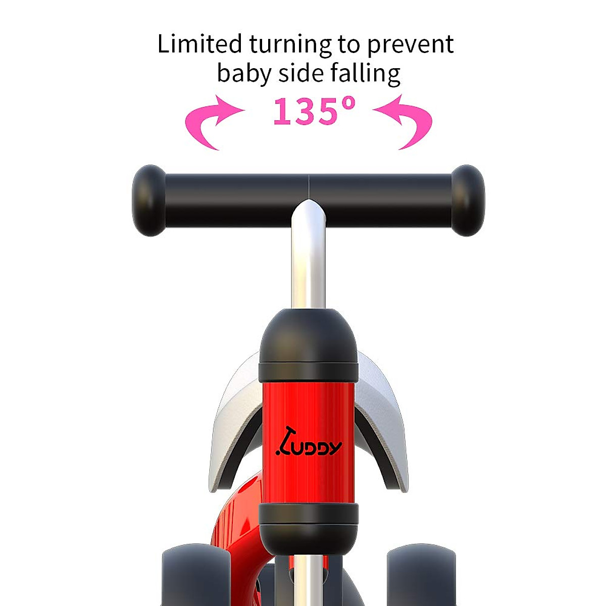 Bodaon Baby Balance Bike, Ride on Toys for 1-2 Year Old, Best Cool First Birthday Gifts for Boy and Girl, Christmas Kids Tricycle, Blue