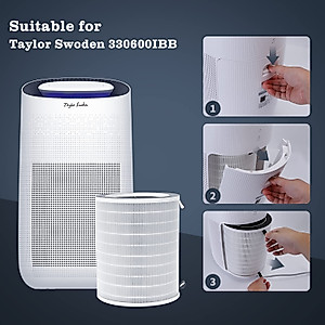 Hepa Filter Replacement for Taylor Swoden Air Purifier B08887JNHC Model 330600IBB