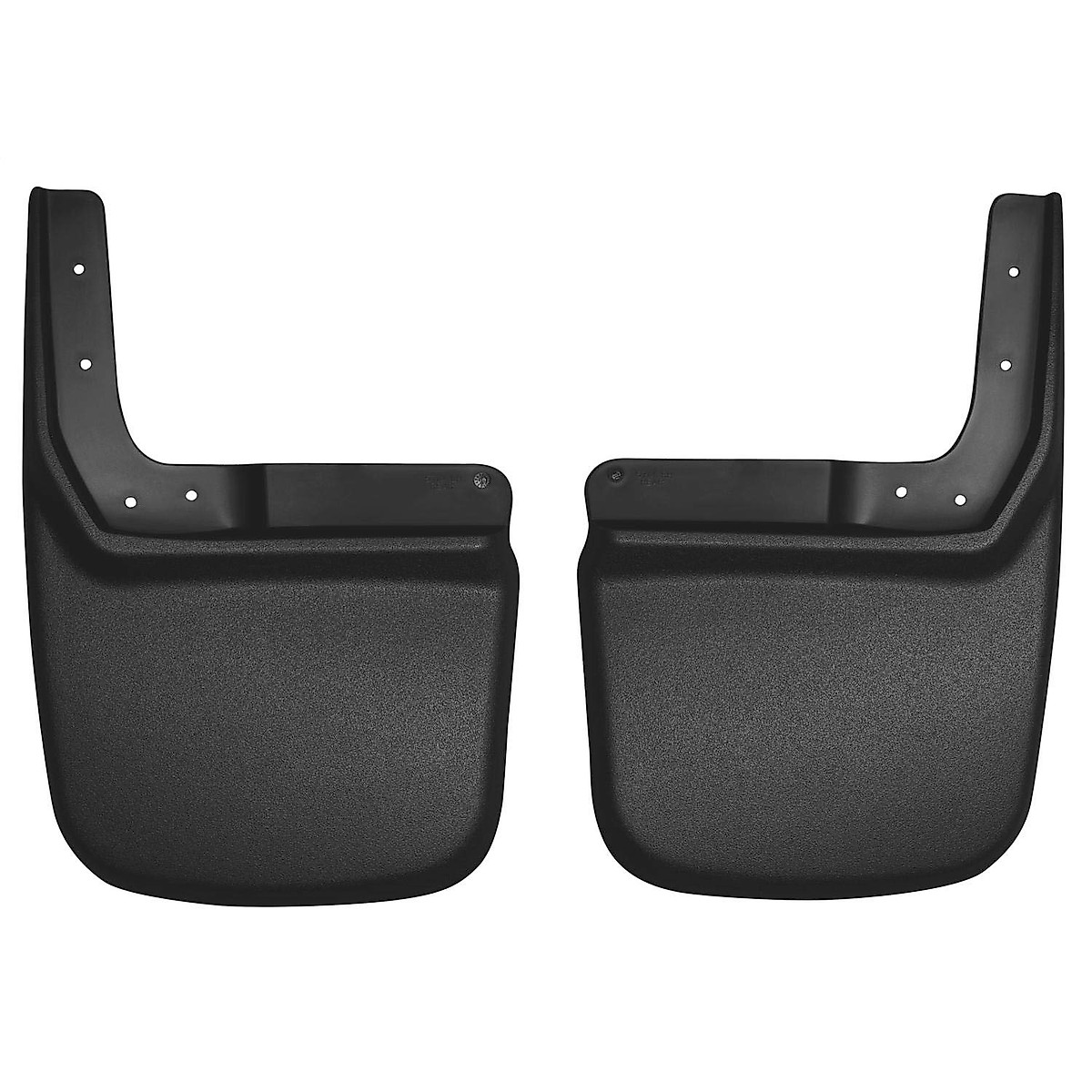 Husky Liners Mud Guards | Rear Mud Guards - Black | 57141 | Fits 2007-2017 Jeep Wrangler, 2018 Jeep Wrangler JK w/ Standard Bumper 2 Pcs