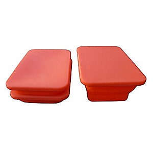 Oven & Microwave Safe Silicone Collapsible Lunch Box / Cake Mold / Food Container with Silicone Lid - Bake, Cook, Freeze, Heat, Store all in the Same Container!
