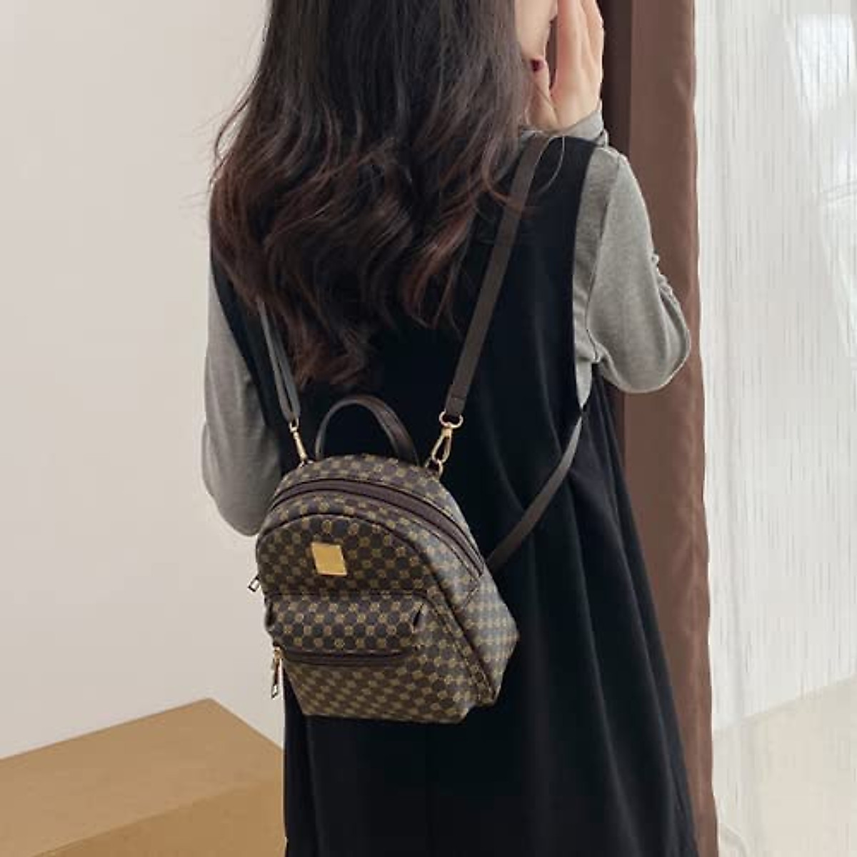 kurozu Backpack,small backpack for women,casual Lightweight backpack,mini backpacks for school