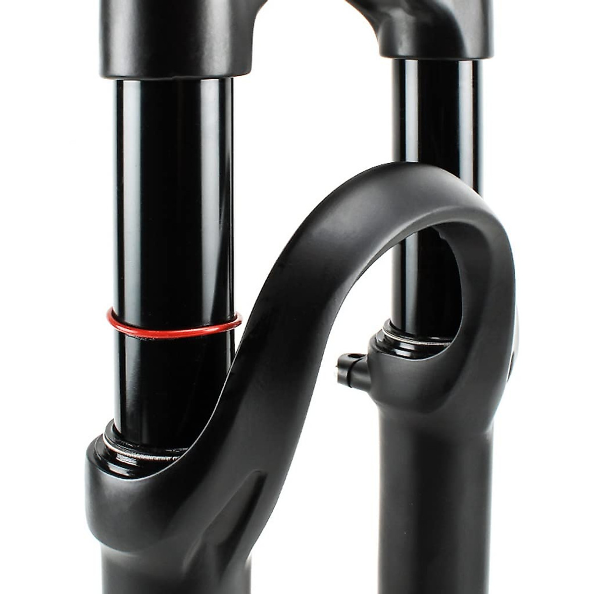 LHHL Bicycles Fork Mountain Bike Suspension Fork 20 Inch Air Bicycle Front Fork Suspension Bicycles BMX Gas Fork 60mm Travel 1 1/8” Straight Tube QR 9mm HL