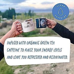 Kubo Tea, Earl Grey Black Tea, Organic High Caffeine Blend, 20 Servings (155mg Caffeine each), Pyramid Tea Bags, Compostable & Biodegradable Packaging, Healthy Coffee Substitute