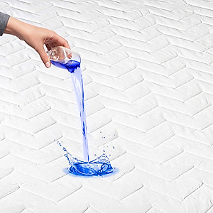 Waterguard Waterproof Cot Size Mattress Protector. Hypoallegenic Cot Pad Replacement for Rollaway Bed Mattresses, Daybeds, and Camping Cots. Made from 100% Cotton Top for Softness and Comfort.