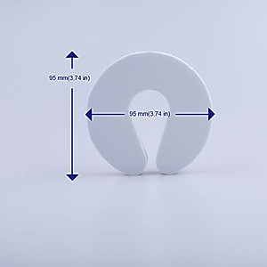 Door Pinch Guard （6 Pack） Baby Door Slam Stopper, Soft Foam Door Stopper. Prevents Finger Pinch Injuries, Slamming Doors, and Child or Pet from Getting Locked in Room