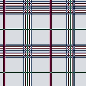 Texco Inc Checkered Plaid Pattern Printed on DTY 92% Polyester 8% Spandex Double-Sided Brushed, Pale Blue Denim 3 Yards