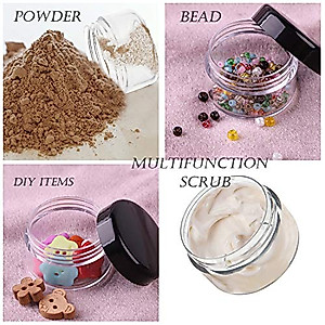 5 Gram Cosmetic Sample Containers with Lids 25pcs Empty Small Makeup Jars Plastic BPA Free