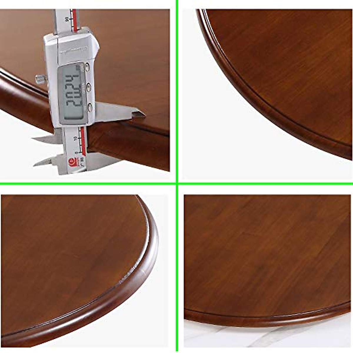 Round Wooden Turntable, 24-44inch, For Kitchen Dining Table, Rotating Serving Tray, Heavy Duty Lazy Susan, Not Hurt The Hands