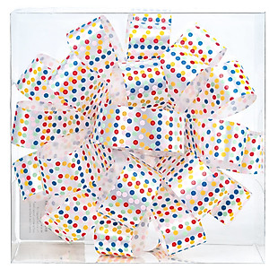 MAYPLUSS 8" Gift Bow, 1 Bows, Rose Gold, Perfect for Birthday, Holiday, Party Favors Decorations