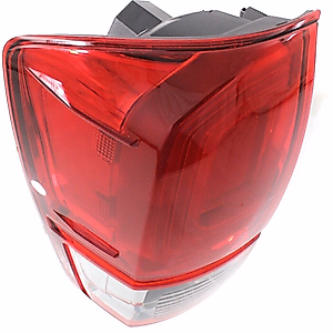 Tail Lamp Assembly For Toyota Tacoma 2016 To 2017 Driver Side, Fits Base/Sr/Sr5/Sr+ Models, With Red Bezel TO2800197
