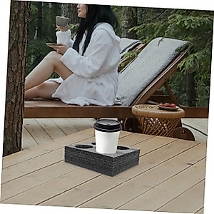 ULTECHNOVO 2 Pcs Cup Holder Tray Coffee Cup Display Holder Fridge Egg Holder Cup Holders for Drinks Drink Carrier for Takeout Packing Tray Cup Tray Disposable Pearl Cotton Bracket