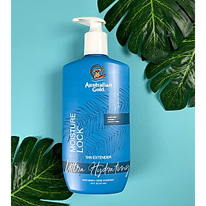 Australian Gold Moisture Lock Tan Extender Lotion, Enriched with Vitamin E & Aloe Vera, Cocoa Dreams Fragrance, 16 Fl oz​