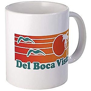 Del Boca Vista Mug - Ceramic 11oz Coffee/Tea Cup Gift Stocking Stuffer