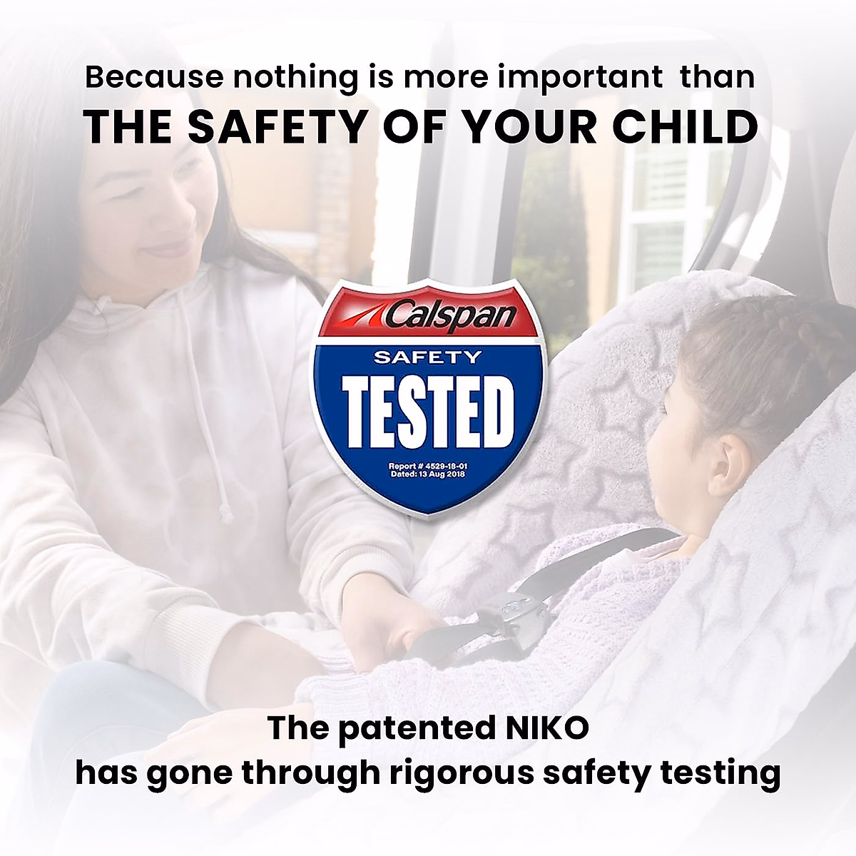 Niko Easy Wash Children's Car Seat Cover & Liner - Blue Chevron Minky - Great for Winter Weather - Universal FIT - Crash Tested - Waterproof SEAT Bottom - Mess Protection - Machine Washable