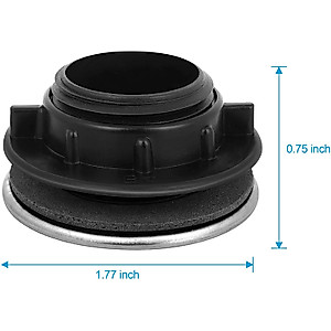 Kitchen Faucet Hole Cover Stainless Steel, Premium Sink Tap Hole Cover, Brushed Stainless Steel (1.2 to 1.6 inch in Diameter)