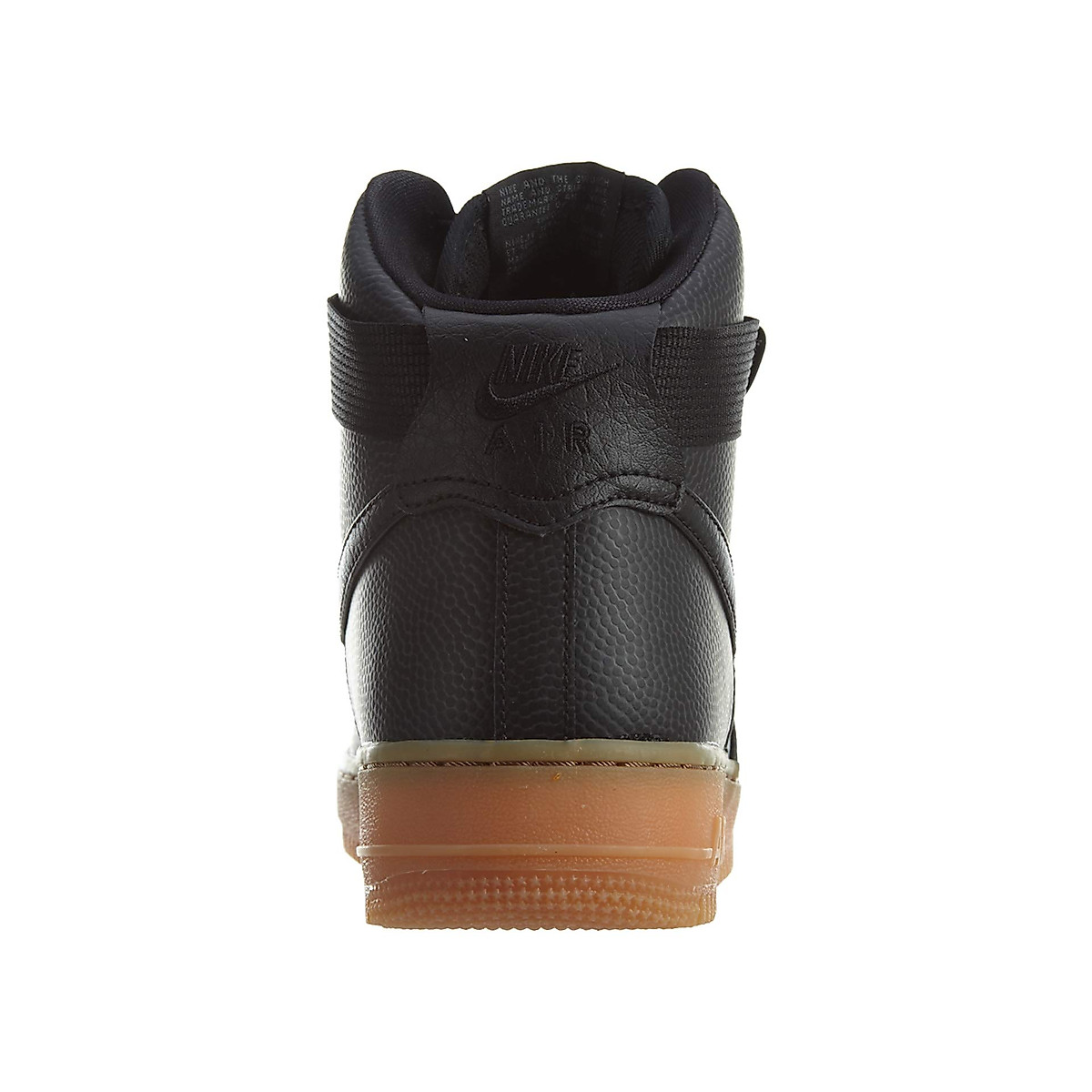 NIKE Air Force 1 Hi Women US 12 Black Basketball Shoe