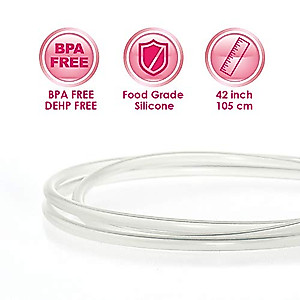 Maymom Backflow Protector Tubing Compatible with Spectra S1 Spectra S2 Spectra 9 Plus Spectra S2 Replacement Parts Replace Spectra Backflow Protector Spectra Tubing Not Original Spectra Pump Parts