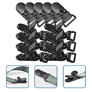 BESPORTBLE 20pcs Tent Buckle Clip Tent Clamps Tent Tarp Clips Tarp Clips for Outdoor Awning Tent Clips Tent Fasteners Awning Tent Fixers Canopy Tarp Clips Windproof Tent Clips