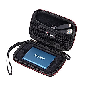 LTGEM EVA Hard Travel Carrying Case for Samsung T5/T3/T1 Portable 250GB 500GB 1TB 2TB SSD USB 3.1 External Hard Drives