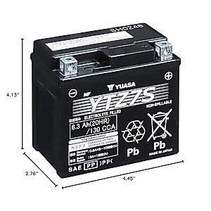 Yuasa YUAM727ZS YTZ7S Factory Activated YTZ High Performance AGM Battery