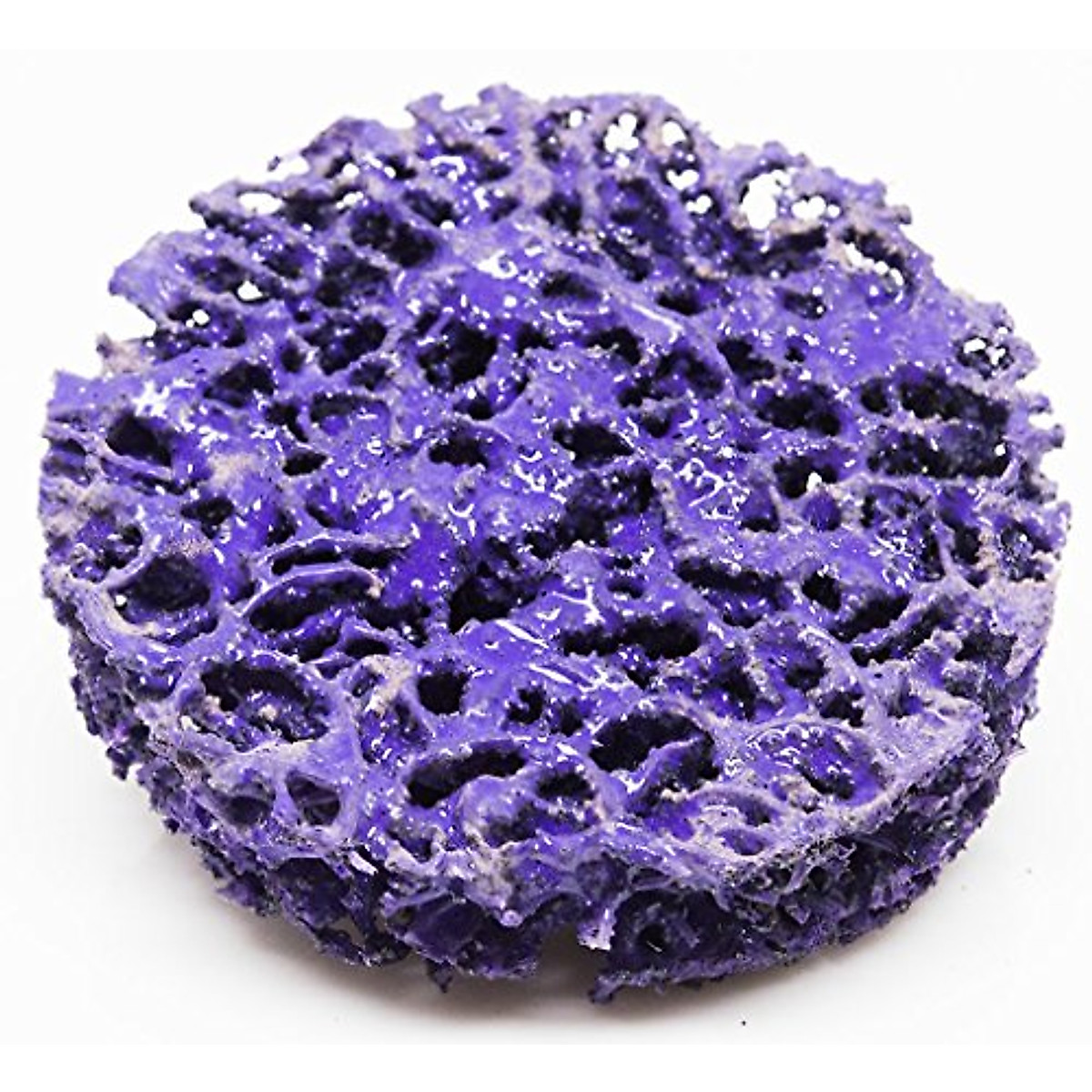 Benchmark Abrasives 2" Quick Change Non Woven Nylon Extra Coarse Strip Discs for Sanding Polishing Paint Removal with Male R-Type Backing Use with Die Grinder - (10 Pack)