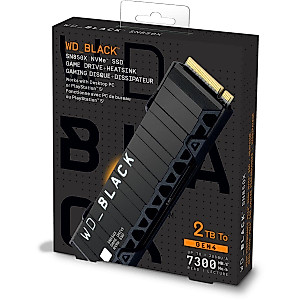 WD_Black SN850X 2TB NVMe PCIe 4.0 x4 M.2 Internal Gaming SSD with Heatsink