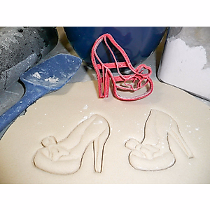 WHEELS OR HEELS GENDER REVEAL BABY SHOWER SET OF 3 COOKIE CUTTER MADE IN USA PR1193