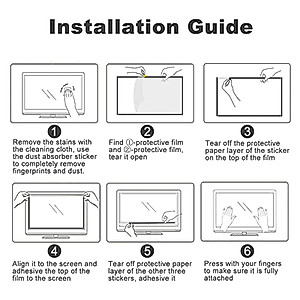 Anti Blue Light Screen Protector for TV 40~75 Inch - Anti-Glare Film for LCD, LED, 4K OLED & QLED HDTV,55inL1221xW689mm