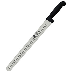14-inch Blade Granton Edge, Turkey, Salmon, ham Slicer, Meat Slicing Knife. NSF Certified, German Steel,Knife sharpening instruction included, Best Knife to Slice Large Roast and Whole Turkey.