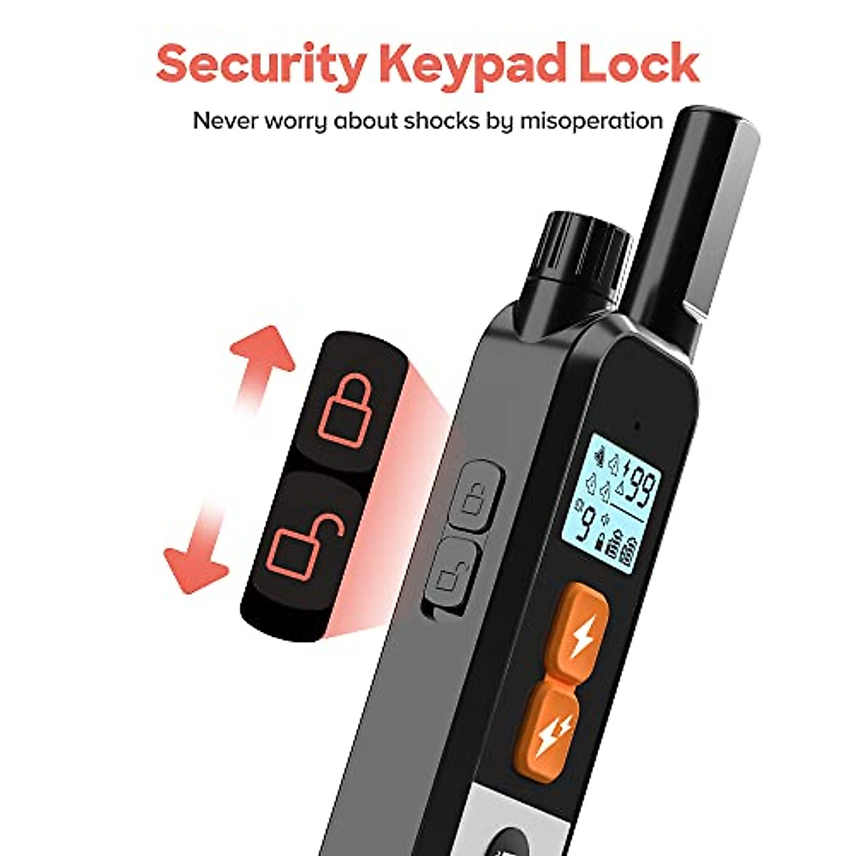 PECOLE Dog Training Collar for 2 Dogs, Shock Collar with Remote for Small Medium Large Dogs, Waterproof Rechargeable Electronic Dog Collars with Beep, Vibration and Shock Modes