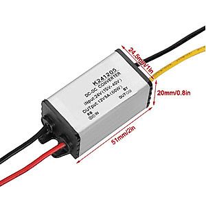 Step Down Power GYVRM-K241205 5A DC-DC Converter 24V to 12V Power Converter Module