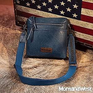Montana West Crossbody Bag for Women Small Cross Body Bag Purses Lightweight Travel Side Purse Shoulder Purses with Guitar Strap MWC-216JN