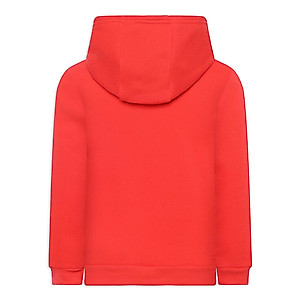 Hello Kitty Sanrio Girls Half Zip Up Hoodie for Toddlers, Little and Big Girls Red