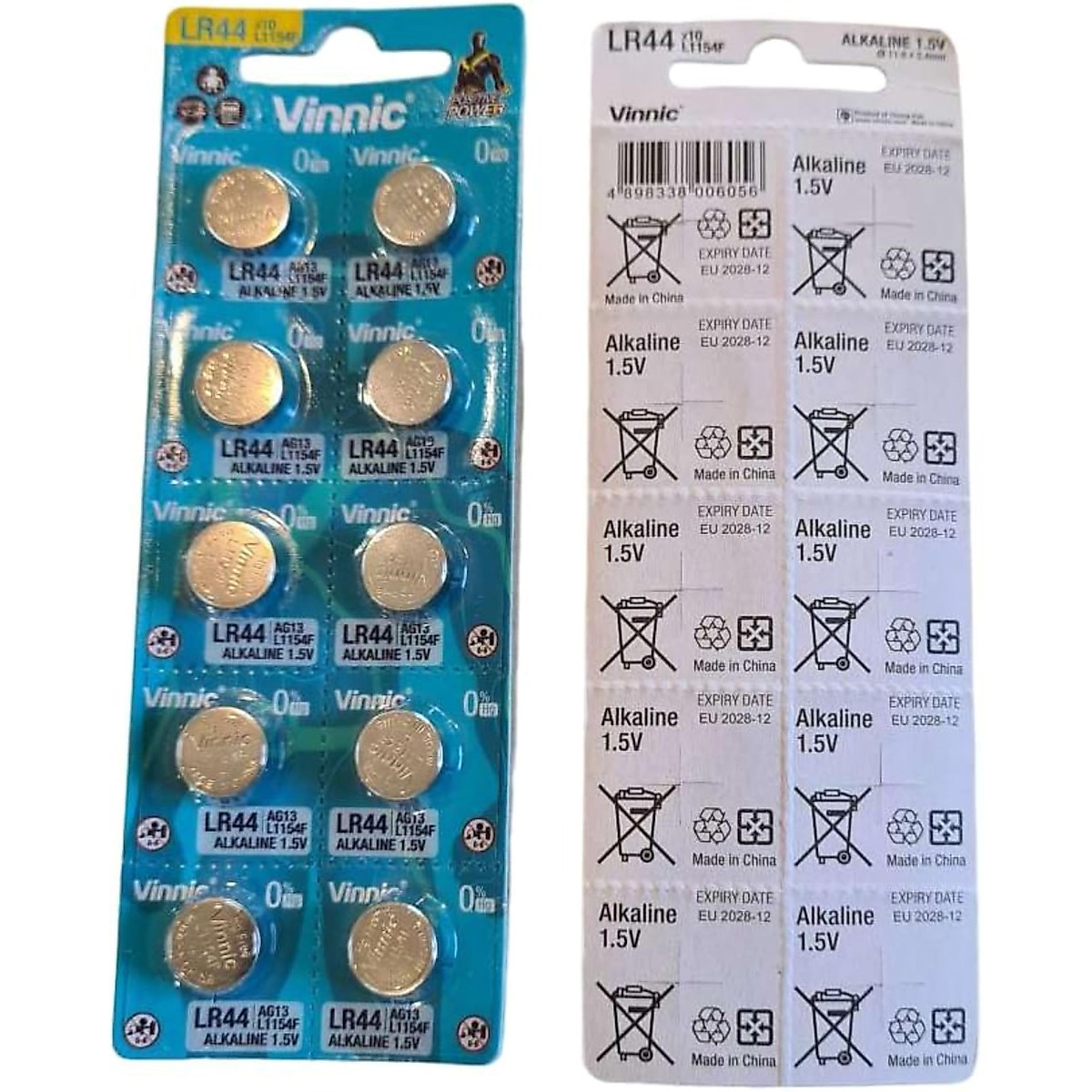 Pack de 10 batterys for L1154F