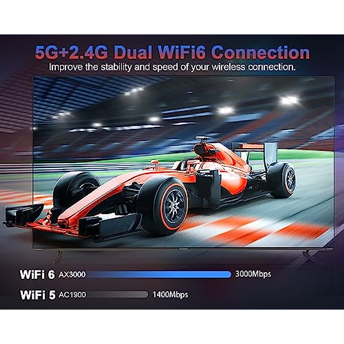 Magcubic Wireless Old Game Console Android TV Stick, Old Game Stick 8K HDMI Output, Plug & Play Video Game Stick 10000+ Games, 64G, 3D, 10 Emulators Dual 2.4G Wireless Controllers