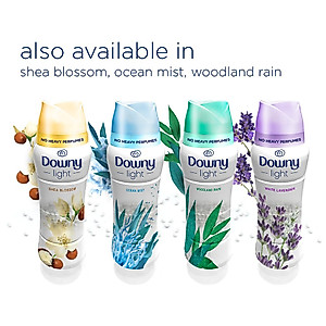 Downy Light Laundry Scent Booster Beads for Washer, Shea Blossom, 26.5 oz, with No Heavy Perfumes
