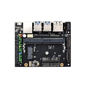Waveshare Jetson Nano 4GB Development/Expansion Kit Alternative Solution of B01 Kit with Carrier Board Only Compatible with Both Jetson Nano and Jetson Xavier NX