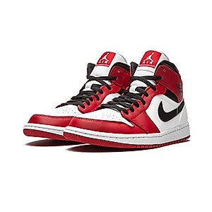 Jordan Mens Air Jordan 1 Mid 554724 173 Chicago 2020 - Size 8.5 Red/Black/White