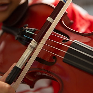 3 Hanks Violin Bow Hair Replacement Kit Violin 31.5 Inches Fiddle Bow Rehair Tools Musical Bow Hair Violin Mongolian Horse Hair for Violin Cello Accessories, White