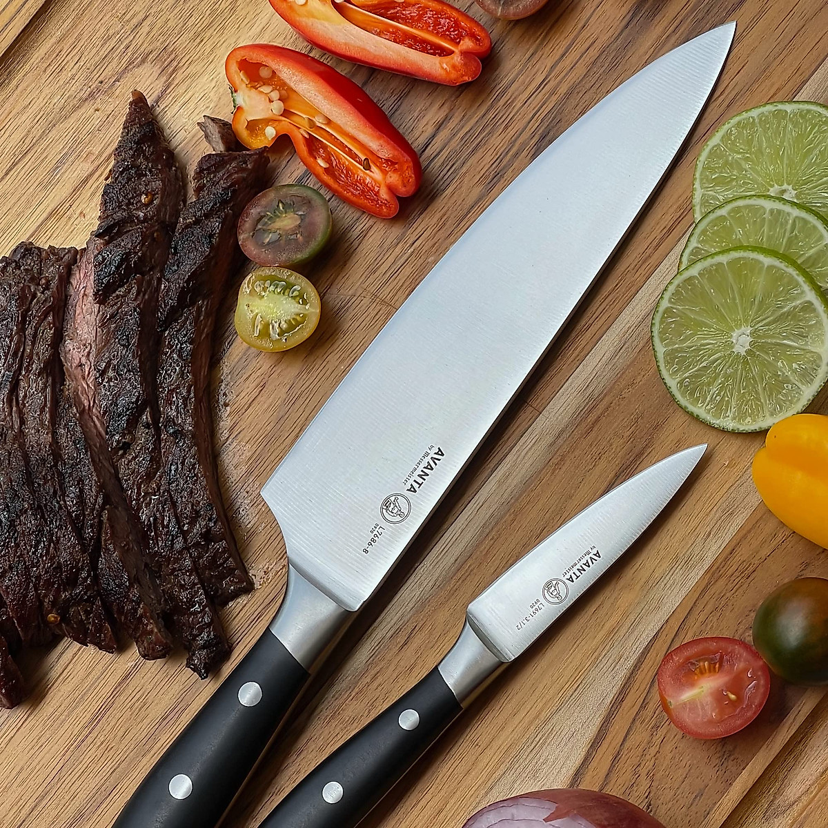 Messermeister Avanta 8” Chef’s Knife - German X50 Stainless Steel - Rust Resistant & Easy to Maintain
