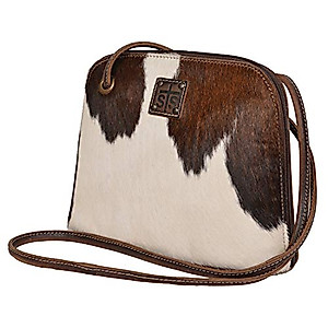 STS Ranchwear Cowhide Classic Crossbody Cowhide/Tornado Brown One Size