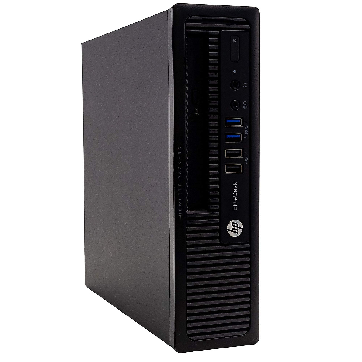 HP EliteDesk 800 G1 Ultra Small Form Factor (USFF/TFF/USDT) Computer - Intel Quad Core i5 2.0Hz (i5-4590T) - 8GB RAM - 256GB SSD - WiFi - Windows 10 Pro - AC Adapter (Renewed)