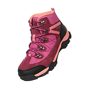 Mountain Warehouse Trail Kids Waterproof Hiking Boots - Girls & Boys Berry Kids Shoe Size 5 US