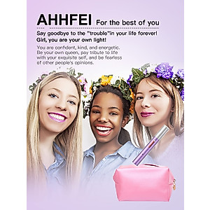 AHHFEI Rechargeable 5 in 1 Ear and Nose Hair Trimmer for Women, 2024 Professional Painless Eyebrow & Facial Hair Trimmer with Powerful Motor and Dual-Edge Blades Easy Cleansing