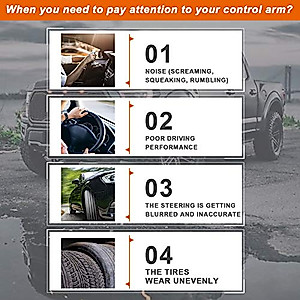 DRIVESTAR BV6Z-3078F BV6Z-3079F Front Lower Control Arms, fit 2012-2016 for Ford Focus, 2013-2016 for Ford C-Max, New Suspension both Driver and Passenger Side, Pair