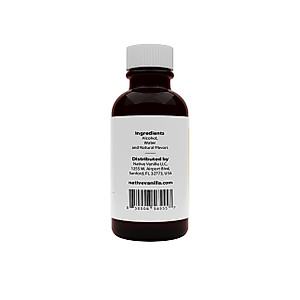 Native Vanilla - Pure Banana Flavor - 8 Fl Oz - Pure Flavors and Extracts - Perfect for Cooking, Baking, and Dessert Crafting