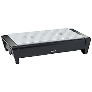 Brabantia 477140 Wood Farmer with 2 Burner, 40 x 20 x 10 cm, Matt Black