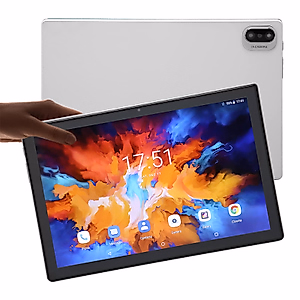 10.1 inch Tablet, Smart Tablet for Android 11.0, 8GB RAM 128GB ROM 8MP 20MP Camera, 4G LTE and 5G WiFi Gaming Tablet (White)