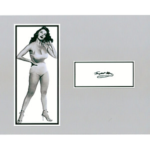 Kirkland Tempest Storm 8 X 10 Photo Display Autograph on Glossy Photo Paper